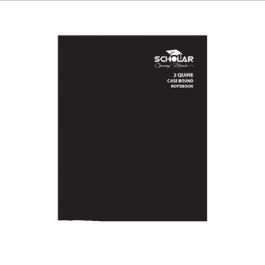 SCHOLAR 2 QUIRE CASEBOUND NOTEBOOK 8"X10"