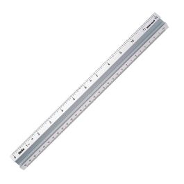 HELIX ALUMINUM SAFETY RULER 12" T33010