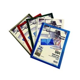 FOLDERMATE COLOR OFFICE CLEARVIEW FOLIO BLUE 504