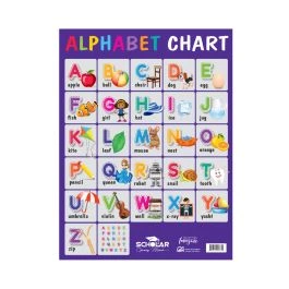 SCHOLAR ALPHABET CHART 18"X24"