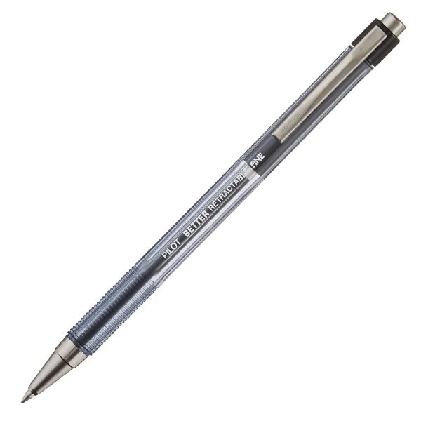 PILOT PEN BETTER RETRACTABLE FINE BLACK BP-145-F-B